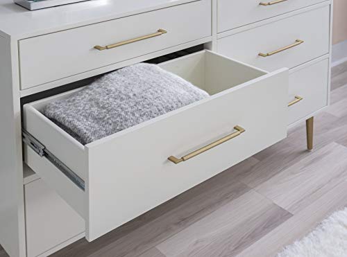 Linon Lennon White Six Drawer Dresser