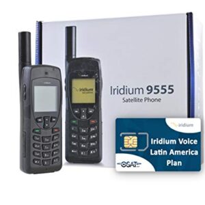 OSAT Iridium 9555 Satellite Phone & SIM Card with Latin America 500 Minutes / 365 Day Validity