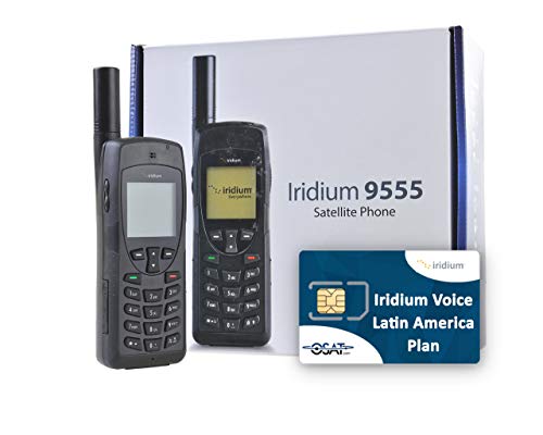 OSAT Iridium 9555 Satellite Phone & SIM Card with Latin America 500 Minutes / 365 Day Validity