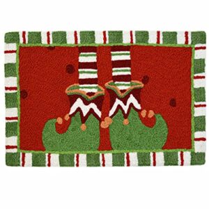 jellybean modern indoor / outdoor mat home comfort rugs 20"x 30" rectangle elf's slippers