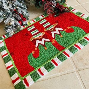 Jellybean Modern Indoor / Outdoor Mat Home Comfort Rugs 20"X 30" Rectangle Elf'S Slippers