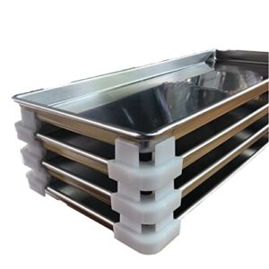 tray stackers for harvest right freeze dryer trays (medium, stacks 4 trays (12 pcs))