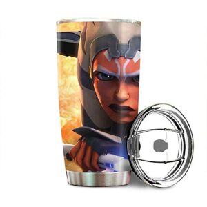 ahsoka tano stainless steel tumbler 20oz & 30oz travel mug