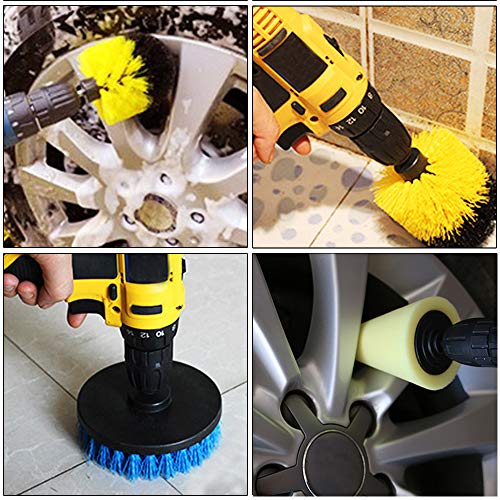 17 Pcs Car Interior Detailing Brush Set Wheel Brush Kit for Cleaning Weels, Interior, Leather, Air Vents, Emblems