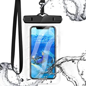 2021 upgrade universal waterproof phone case, pressure grid design, more sensitive ipx8 waterproof phone bag, compatible with iphone 12 pro 11 pro max xs max xr x 8 7 samsung galaxy up to 7 inches