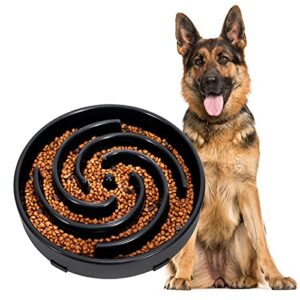 jasgood slow feeder dogs bowl for large dogs,anti-gulping pet slower food feeding bowls stop bloat,preventing choking healthy design dogs bowl