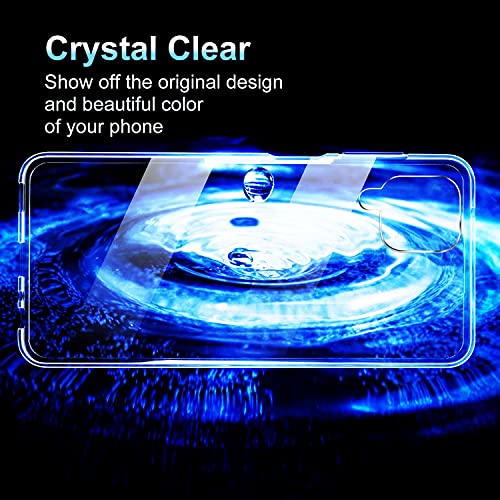 Samsung A12 Case, Galaxy A12 Case, ykooe Clear Case for Samsung Galaxy A12 6.5" Soft Slim TPU Phone Protective Cover