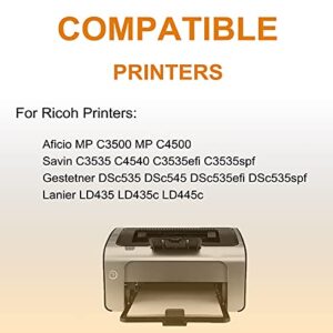 1 Pack (Black) Compatible Toner Cartridge Replacement for Ricoh 888604 Printer Cartridge use for Ricoh Savin C3535 C4540 C3535efi C3535spf Printer (High Capacity)