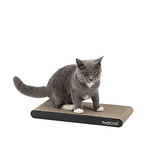 PetBOYA Cat Scratch Pad, 1 PCS Cat Scratching Pad Textured Surface is Durable and Recyclable, Double Side Cat Scratcher Cardboard