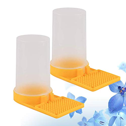 Happyyami Bees 2PCS Beehive Beekeeping Water Dispenser Bee Drinking Feeder Honey Beehive Entrance Beekeeping Equipment Beekeeper Tool Devices