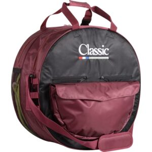 classic rope deluxe rope bag, black-merlot