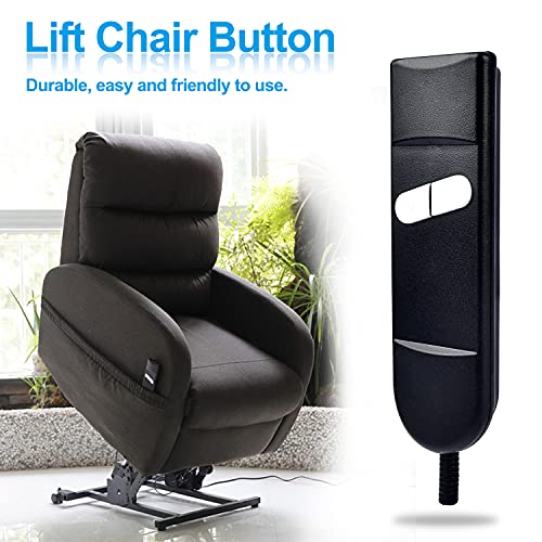 Lift Chair 2 Button 5 pin Hand Controller, Sopito Power Recliner Replacement Button (up/Down) for Okin Lift Chair Power Recliner