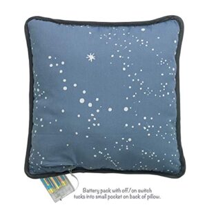 Lambs & Ivy Star Wars Signature Galaxy LED Light-Up Decorative Throw Pillow