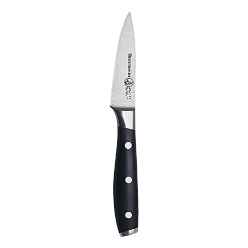 Messermeister Avanta 3.5” Spear Point Paring Knife - German X50 Stainless Steel - Rust Resistant & Easy to Maintain