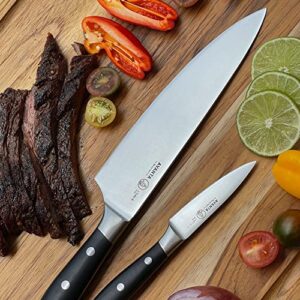 Messermeister Avanta 3.5” Spear Point Paring Knife - German X50 Stainless Steel - Rust Resistant & Easy to Maintain