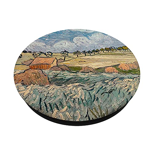 Van Gogh Plain near Auvers Modern Art Painting Phone Cover PopSockets Swappable PopGrip