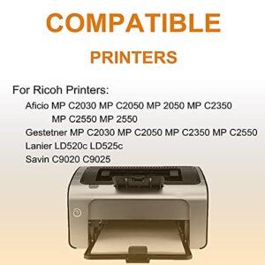 2 Pack (Cyan) Compatible (High Yield) LD520c LD525c C9020 C9025 Printer Toner Cartridge Replacement for Ricoh 841281 Toner Cartridge