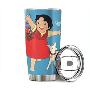 heidi the girl from the alps stainless steel tumbler 20oz & 30oz travel mug