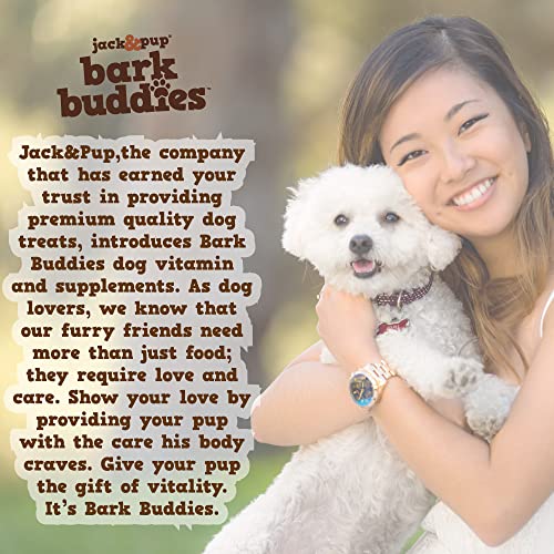 Jack&Pup Dog Allergy Chews - Bark Buddies Aller-Care Soft Chew Bites Itch Relief for Dogs & Allergy Support for Dogs - Dog Immune Supplement, Dog Skin Allergies Treatment and Anti Itch for Dogs 60ct