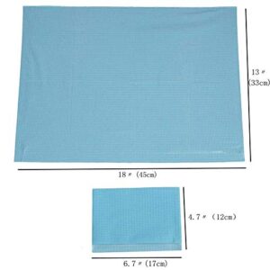 Disposable Dental Bibs Sheets Cloths, 125pcs 13 X 18 inches Tattoo Table Covers Clean Pad,Underpad Hygiene Personal Tattoo Bib Waterproof Tattoo Table loth Tattoo Supply Sheet  (blue)