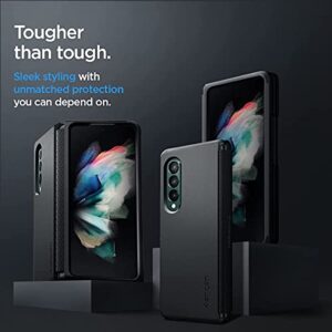 Spigen Tough Armor [Hinge Protection Technology] Designed for Galaxy Z Fold 3 5G Case (2021) - Black