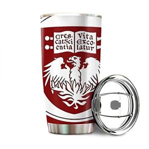 university of chicago stainless steel tumbler 20oz & 30oz travel mug