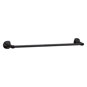 bennington seabrook 24-in. towel bar holder rack bathroom hardware bath accessory, oil rubbed bronze