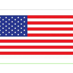 Leaveshade RV Awning Fabric Replacement Camper Trailer Awning Fabric Super Heavy Vinyl Coated Polyester 15'3''(Fit for 16' Awning)-USA Flag (Custom Looking)