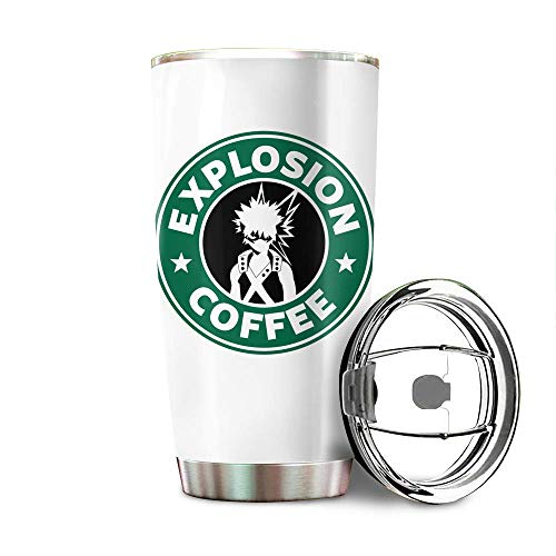 Explosion Coffee Bakugo Stainless Steel Tumbler 20oz & 30oz Travel Mug