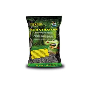 exo terra sub stratum, bioctive volcanic substrate for reptile terrariums, 4.4 lb