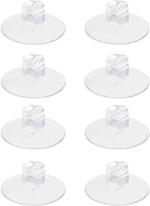 yeebeny 8pcs shower caddy connectors suction cups for bathroom, heavy strength large suction cups without hooks, replacement suction cups compatible with zenna home, simple houseware, geekdigg