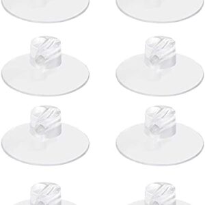 YeeBeny 8Pcs Shower Caddy Connectors Suction Cups for Bathroom, Heavy Strength Large Suction Cups Without Hooks, Replacement Suction Cups Compatible with Zenna Home, Simple Houseware, GeekDigg