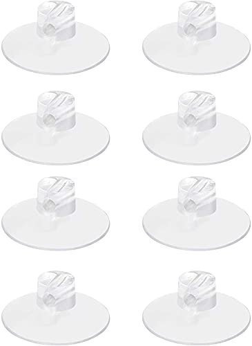 YeeBeny 8Pcs Shower Caddy Connectors Suction Cups for Bathroom, Heavy Strength Large Suction Cups Without Hooks, Replacement Suction Cups Compatible with Zenna Home, Simple Houseware, GeekDigg