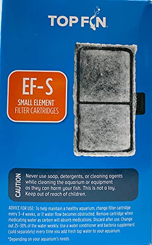 Top Fin EF-S Element Aquarium Filter Cartridges - 12pk