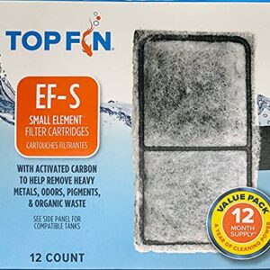 Top Fin EF-S Element Aquarium Filter Cartridges - 12pk