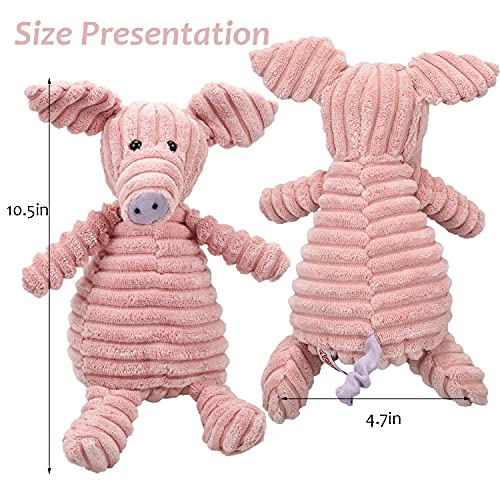 5Pack Dog Squeaky Plush Toys Puppy Toys Assortment Value Bundle Dog Toy for Puppies Bulk Large Dog Teething Toys Pet Chew Toys