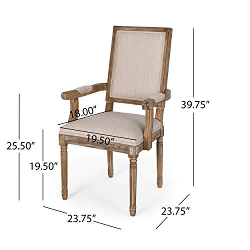 Christopher Knight Home Maria DINING CHAIR SETS, Wood, Beige + Natural