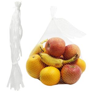 100pcs reusable produce bags, shellvcase onion fruits mesh produce bags and seafood boil bags, 24’’ net storage bags for grocery shopping storage of fruit vegetable seafood toy & garden produce