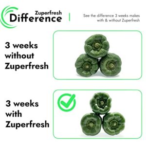 Zuperfresh Produce Saver 16 Packets, Extend the Life of Your Fruits & Vegetables, Absorbs Ethylene Gas Which Cause Produce to Over Ripen & Spoil