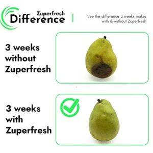 Zuperfresh Produce Saver 16 Packets, Extend the Life of Your Fruits & Vegetables, Absorbs Ethylene Gas Which Cause Produce to Over Ripen & Spoil