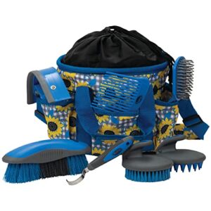 weaver leather horse grooming kit, sunflower, 65-2055-236