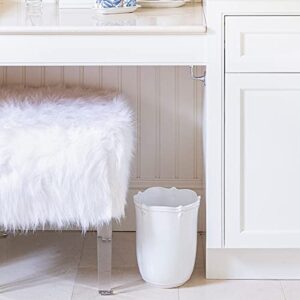 Juliska Berry & Thread Whitewash Wastebasket