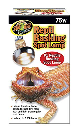 Zoomed Reptile Basking Light Combo Pack - Includes Attached DBDPet Pro-Tip Guide (75w Basking & 75w Infrared Bulb)