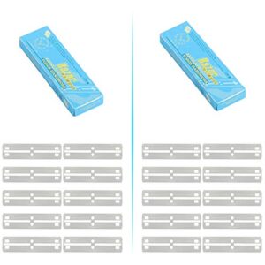 pronetcus tough aquarium algae scraper blade with 20pcs, algae scraper blade replacement.