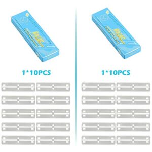 Pronetcus Tough Aquarium Algae Scraper Blade with 20PCS, Algae Scraper Blade Replacement.