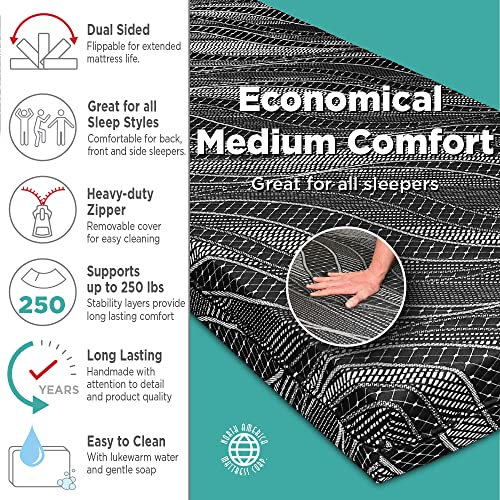 The Layover Dual Sided Economical Medium-Firm Truck Mattress, 80" x 36" x 5"