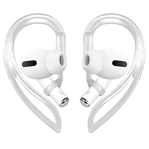 Ear Hooks Compatible with AirPods Pro 2nd Generation and AirPods Pro [Multi-Dimensional Adjustable] Accessories Compatible with Apple AirPods 3 2 1 Gen(Transparent)