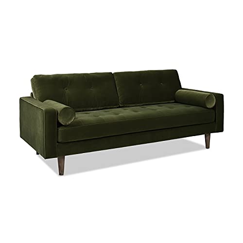 Jennifer Taylor Home Theo Sofas, Olive Green Performance Velvet