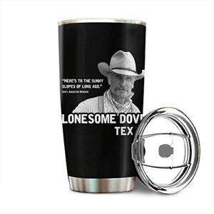 the sunny slopes of long ago lonesome dove stainless steel tumbler 20oz & 30oz travel mug