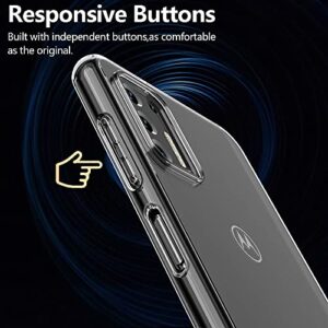 for Moto G Stylus 2021 Clear Case Soft Skin Slim Thin Flexible TPU Scratch Resistant Silicone Gel Shockproof Protective Cases Cover for Motorola G Stylus 2021